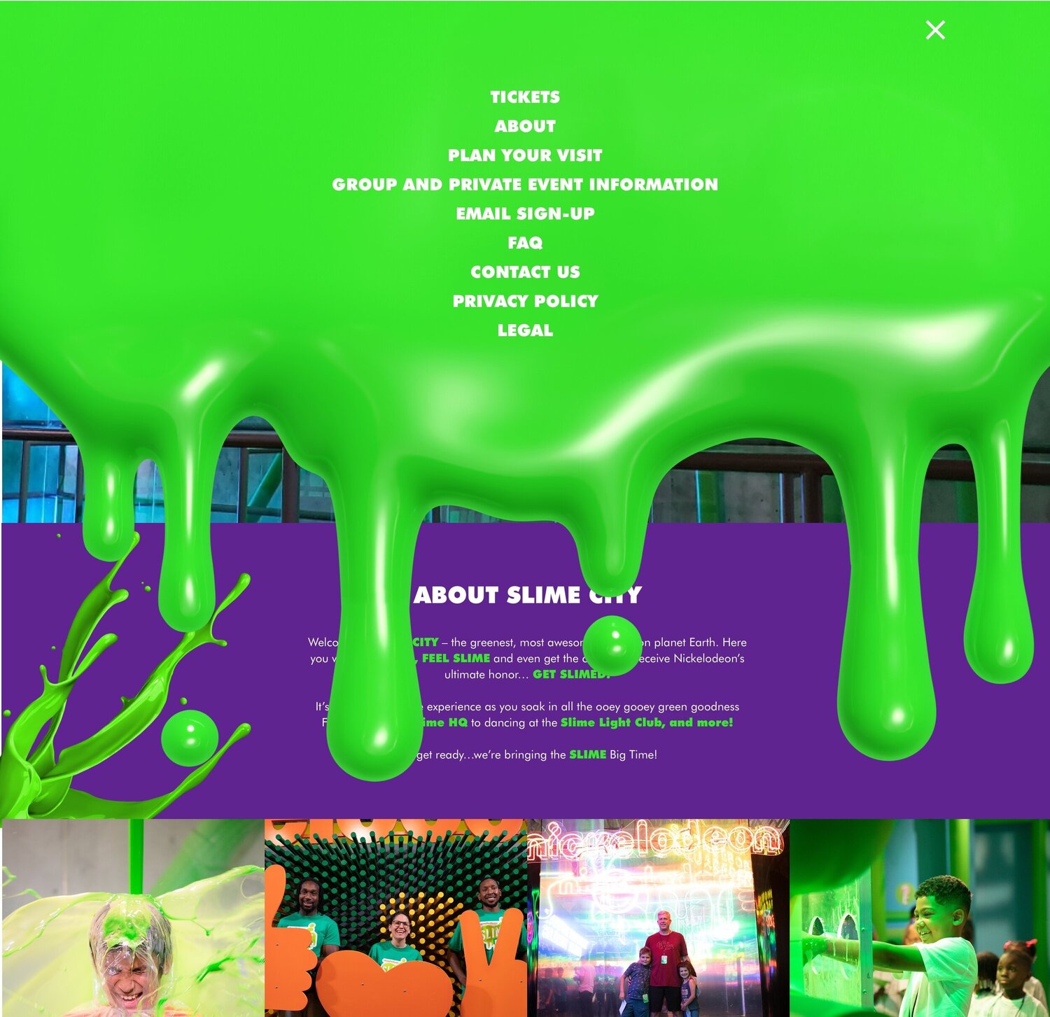 Slime City Miami Website | Agency Spotter